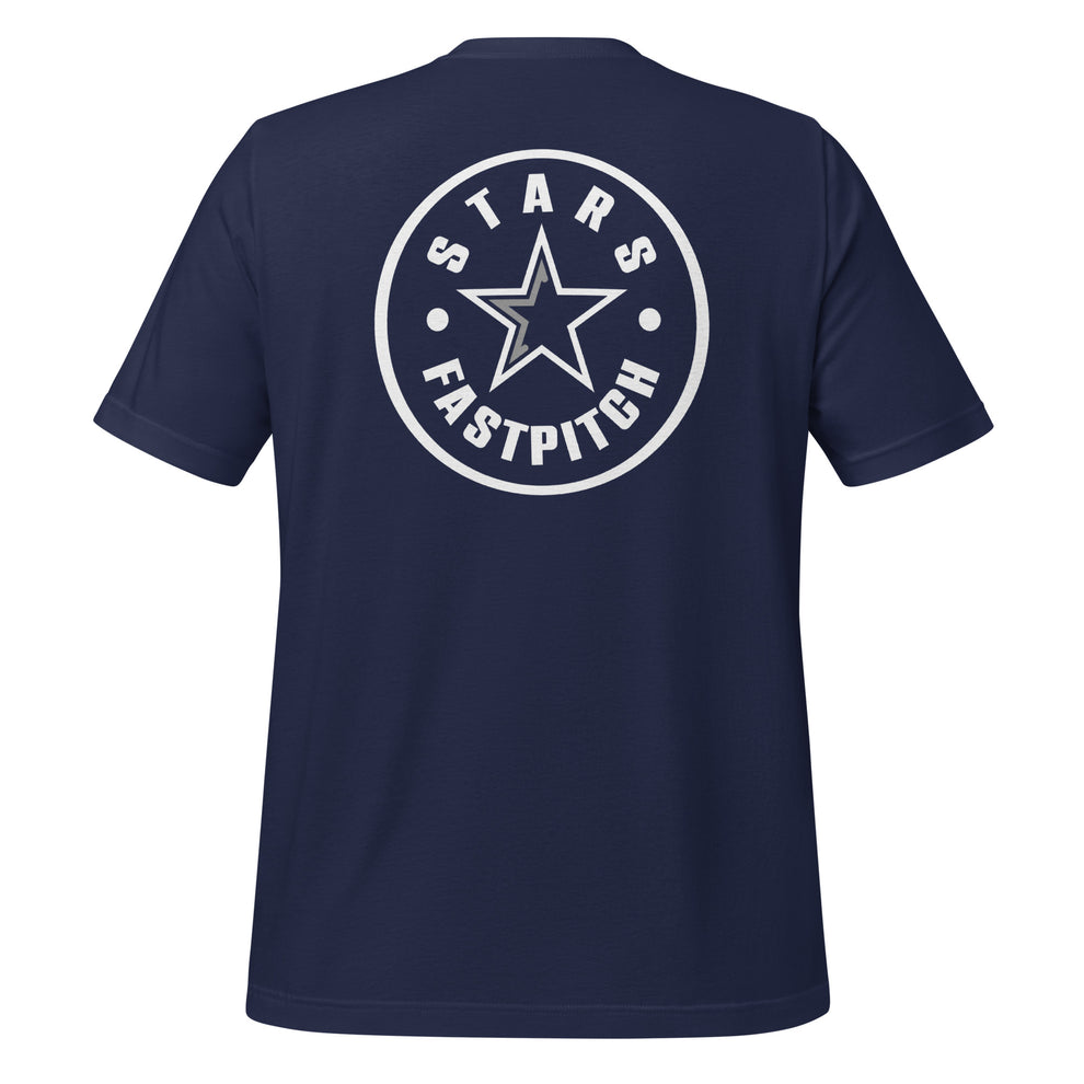 T-Shirt: Fastpitch & National Circle Logo – Stars Organization